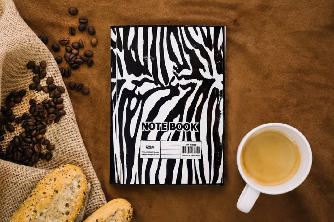 1 A5 Zebra Print Scholar Notebook - Scholar Prints